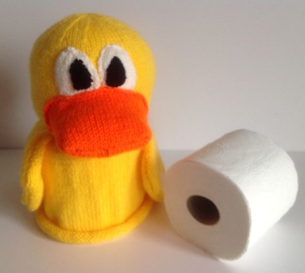 Duck Toilet Roll Cover (+ FREE Toilet Roll)