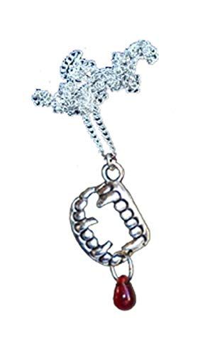 Horror-Hall True Gothic VAMPIRE FANG BANGER TEETH w-BLOOD NECKLACE ...