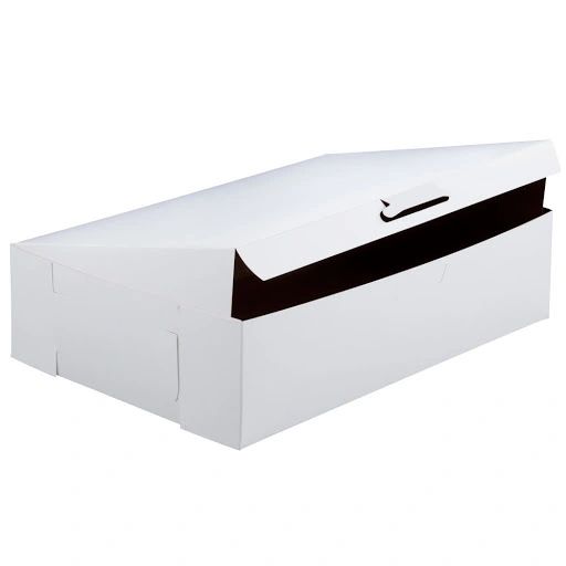 White Sheet Cake Boxes