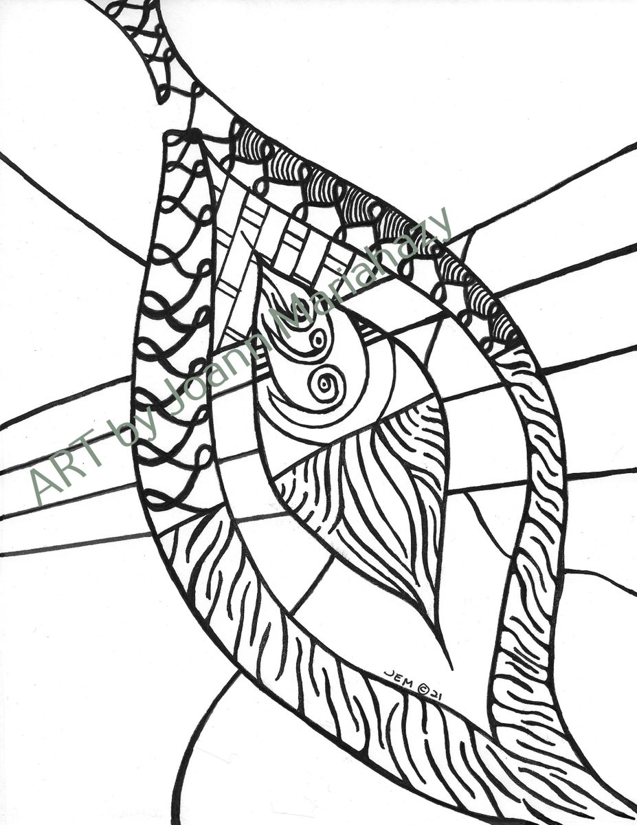 Individual Hand Drawn Coloring Page 20210601