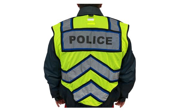 ULTRABRIGHT BLUE - POLICE PUBLIC SAFETY VEST