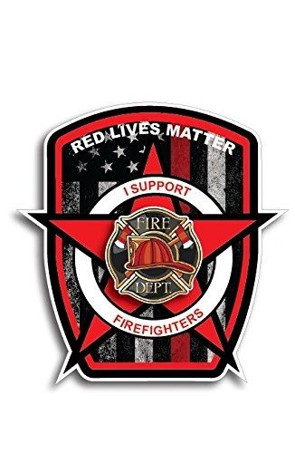 Thin Red Line Flag Firefighter Fire Department Fire Truck Red Lives ...