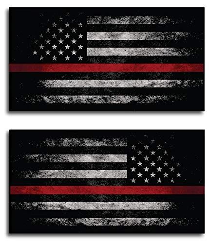 Thin Red Line Flag Firefighter Fire Department Fire Truck Red Lives ...