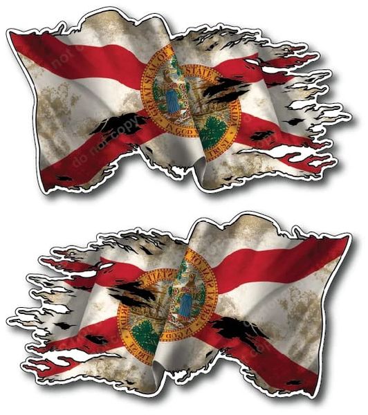 Florida State Flag Vinyl Decal Bumper Sticker Truck Car Window Graphic ...
