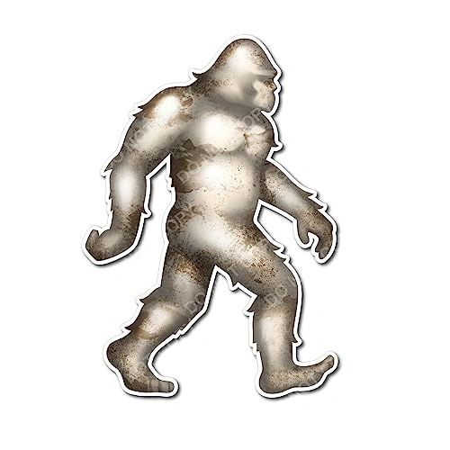 Decals by Haley White 5 inch Sasquatch Bigfoot Yeti Vinyl Decal Sticker ...