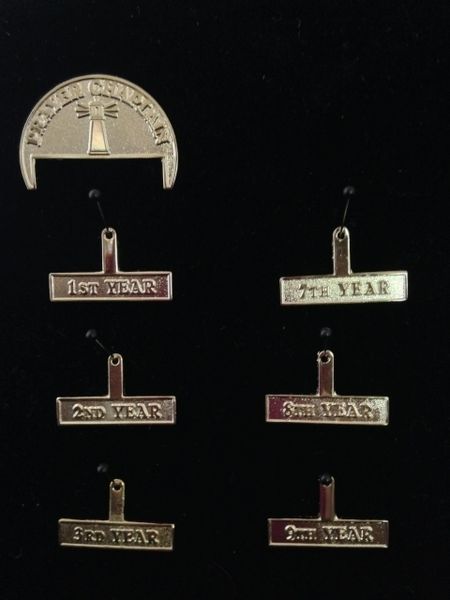 Trainer & Prayer Chaplain Service Recognition Pins