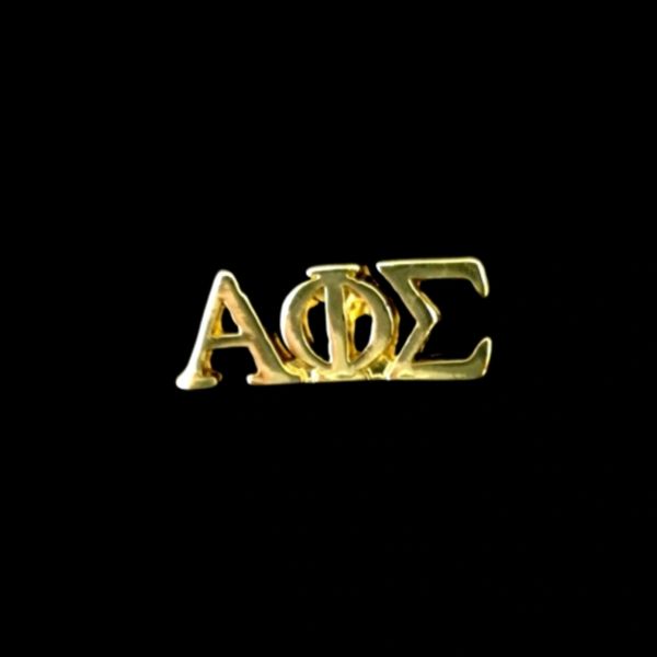 Alpha Phi Sigma Greek Letters Pin
