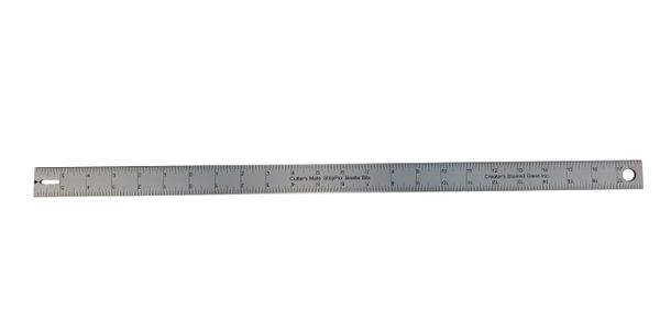 Zero Mark 24" Ruler English and Metric-Make Precision Cuts!