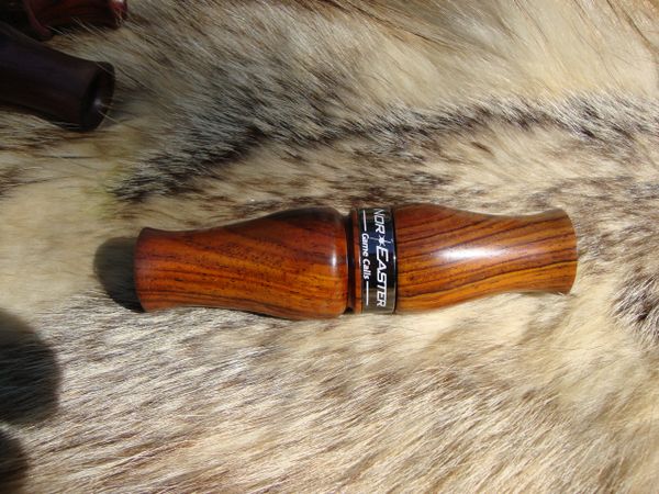 Custom cocobolo wood goose call with gun metal band | Nor' Easter Game ...