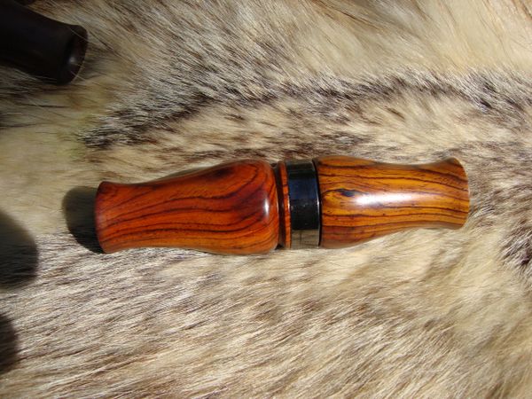 Custom cocobolo wood goose call with gun metal band | Nor' Easter Game ...