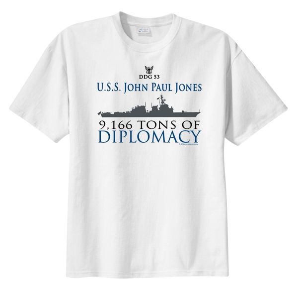Diplomacy DDG 53 USS John Paul Jones Shirt