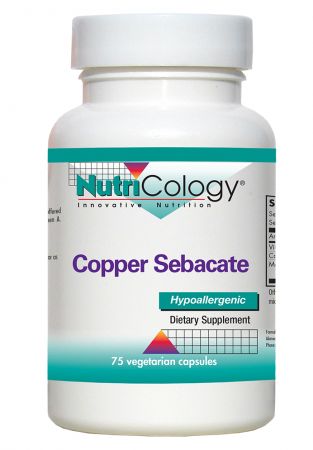 Copper 4mg NutriCology 75 cap/btl