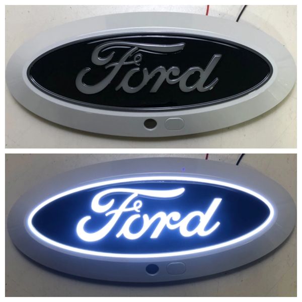 Ford Logo LED Light Emblem Focus Mondeo Kuga F150 Explorer, 59% OFF