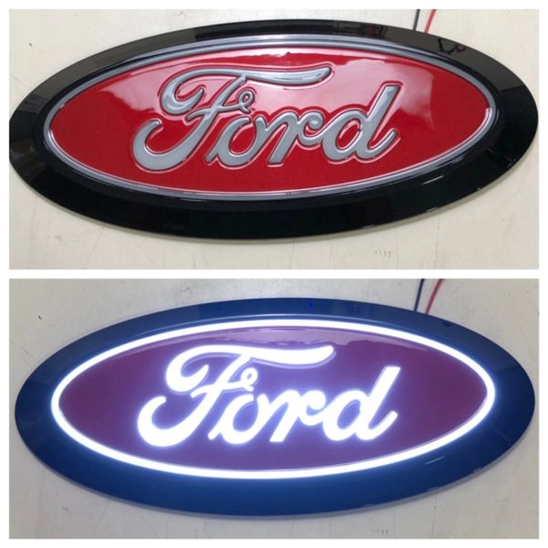 ILLUMINATED FORD OVAL