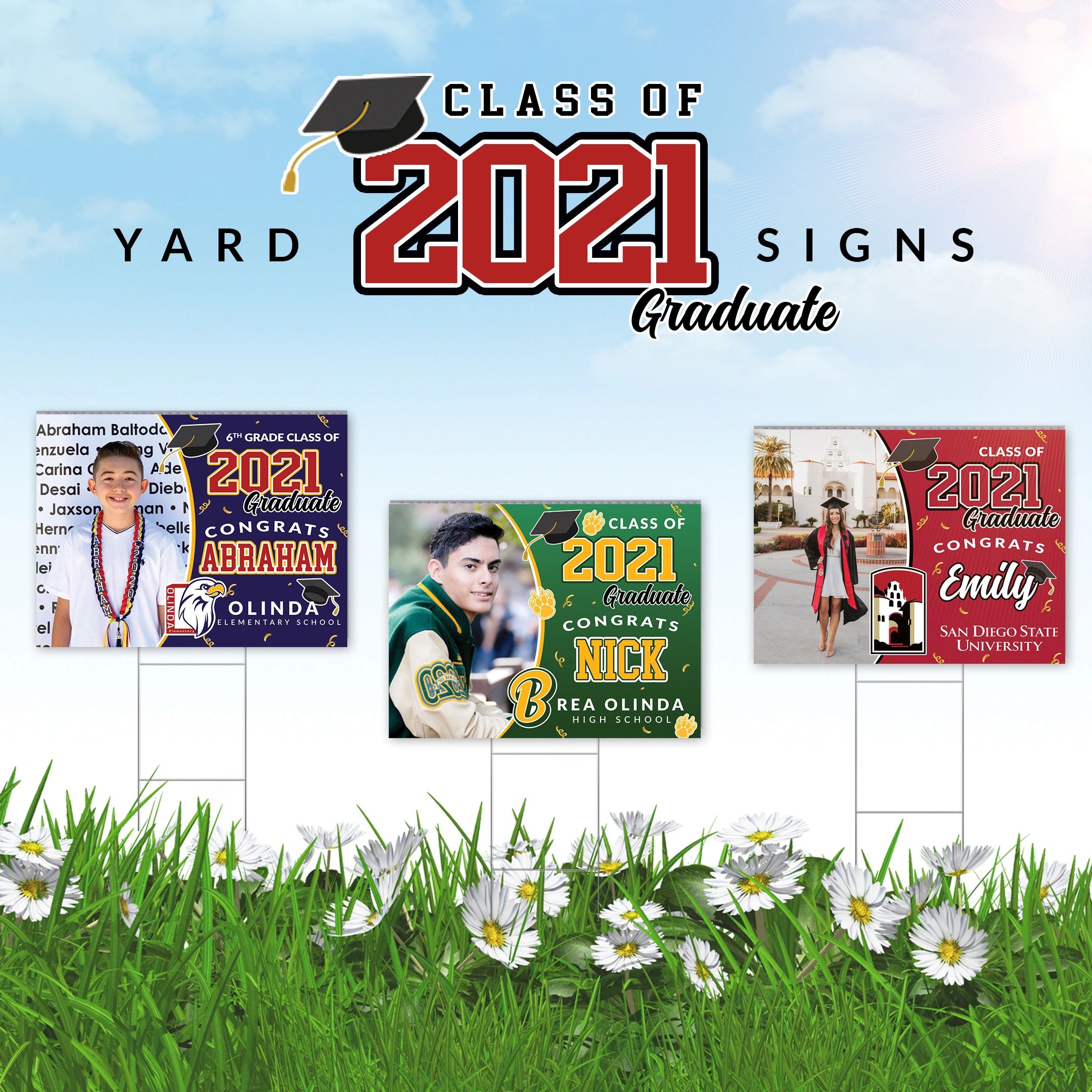 Class of 2021 Graduate Yard Signs