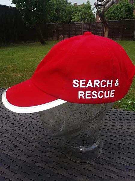 Baseball cap with reflective peak, SAR, MR, SRT, LR, CRS