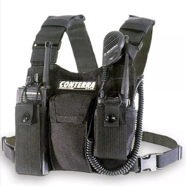 Conterra Adjusta Pro, Dual Radio, chest rig.
