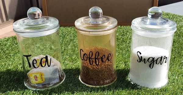 Coffee, Tea & Sugar Container Labels