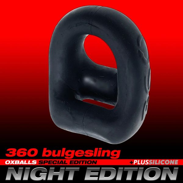 360 NIGHT EDITION cock+ball sling velvet smooth PLUS+silicone OXBALLS