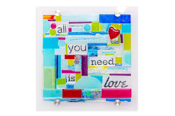 Colorful Quotes / Glass Word Art