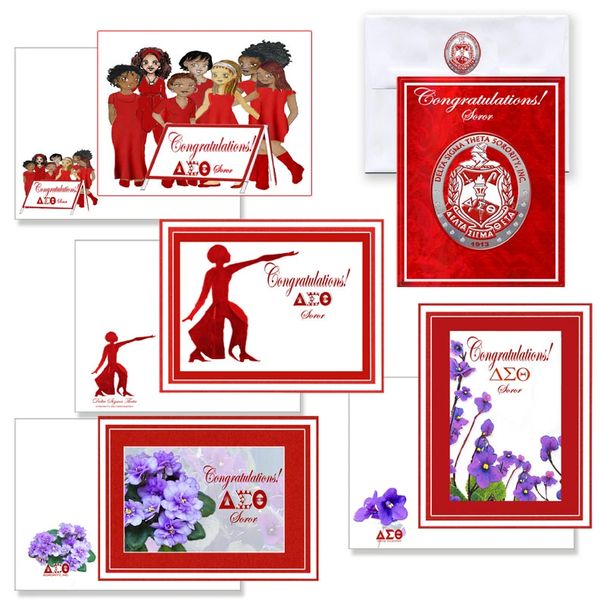 Delta Sigma Theta Congratulations Cards