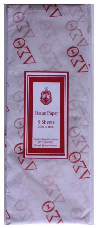 Delta Sigma Theta Sorority, Inc.- Tissue Paper