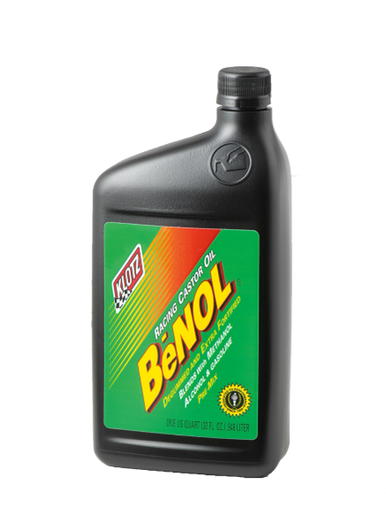 BeNOL™ RACING 2-STROKE PRE-MIX CASTOR OIL (Size: 1 quart bottle)