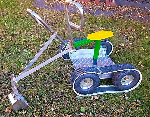 Playground Sandbox Digger With Track Base