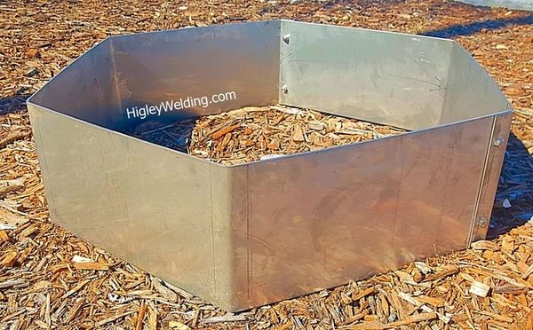 Hexagon Fire Pit - Made Stainless Steel