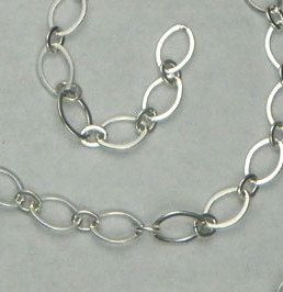 Four Feet of Flattened Oval Chain CH220