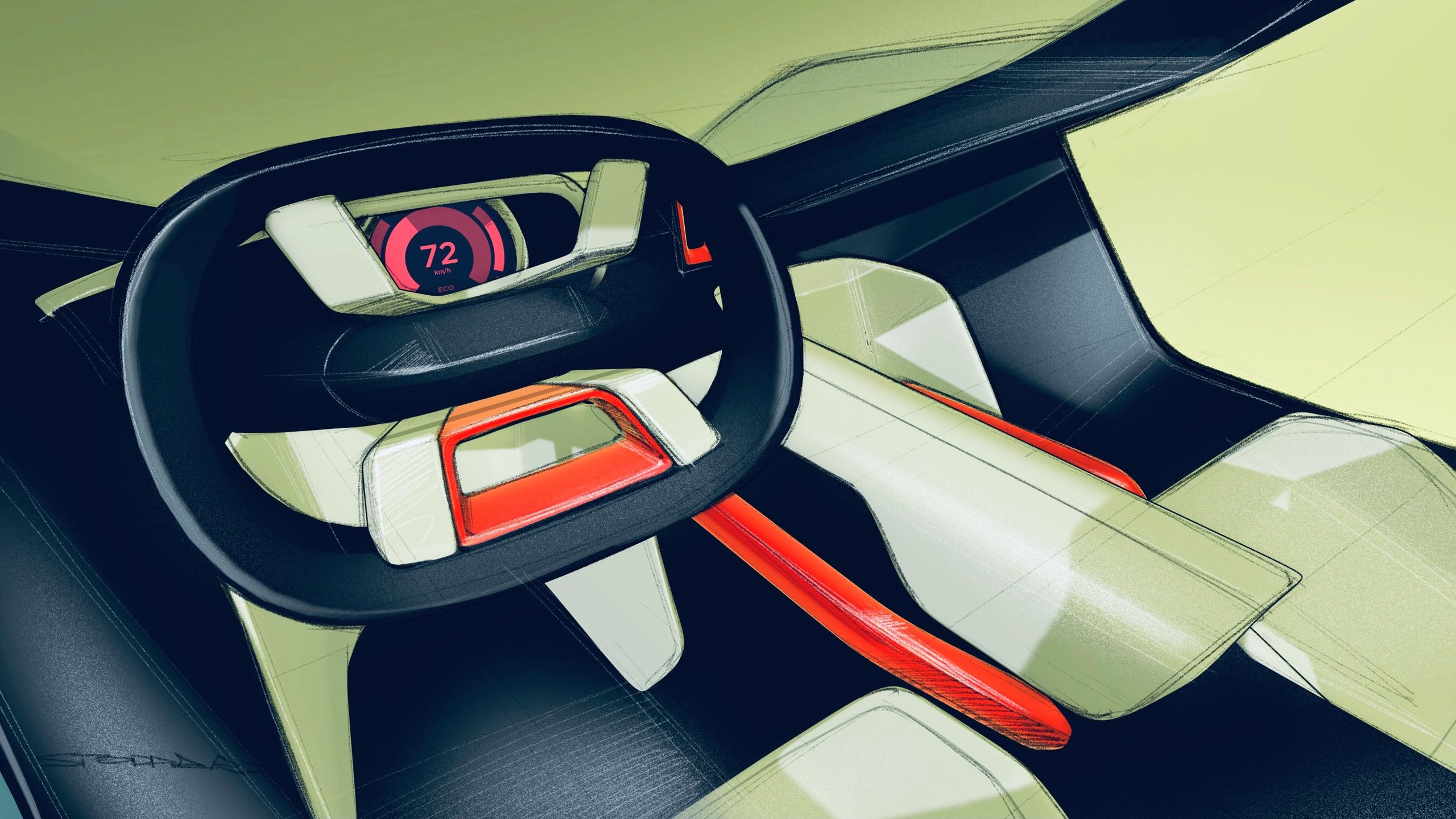 Off-Road EV Concept: Rendering Automotive Interiors Over 3D Model