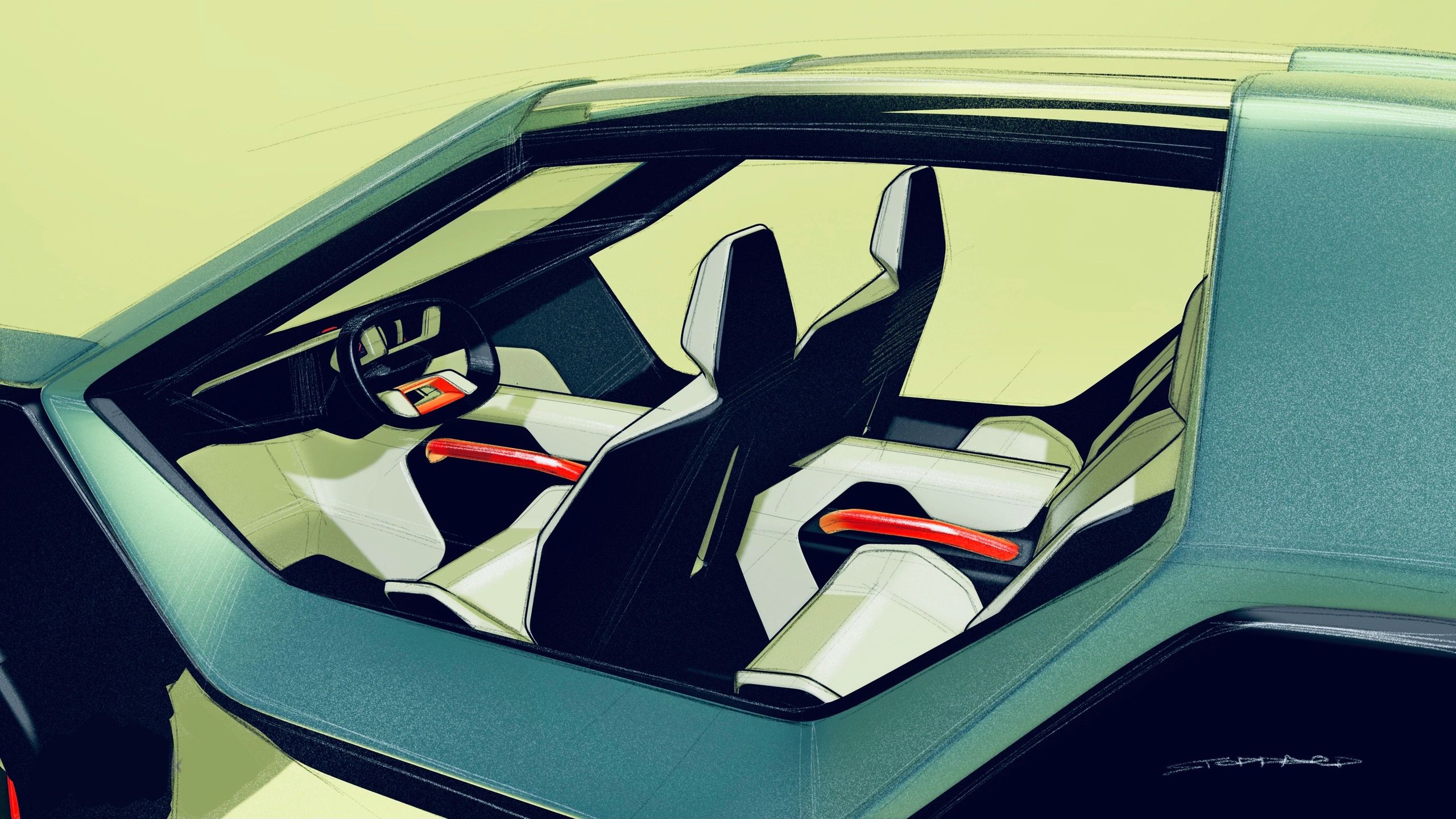 Off-Road EV Concept: Rendering Automotive Interiors Over 3D Model