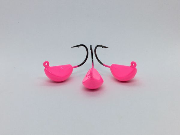 Knocker Jigs: Pink (3 Pack) | Bird of Prey Fishing Tackle