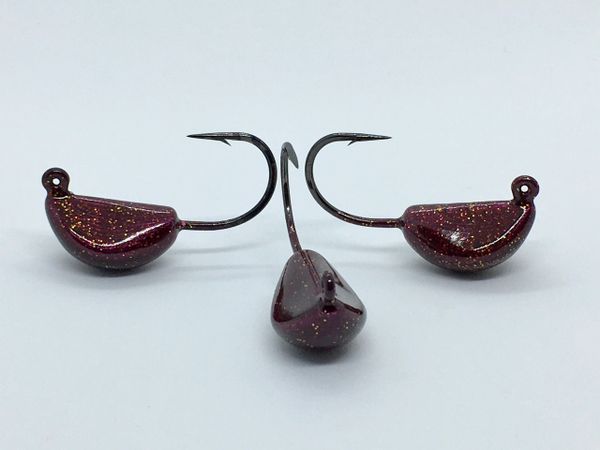 Knocker Jigs: Rootbeer (3 Pack) | Bird of Prey Fishing Tackle