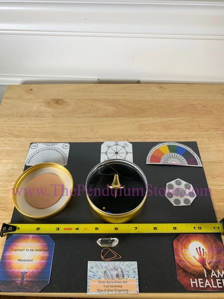 The Inception Tractricoid Radionics Pendulum Kit with 3 Dowsing ...