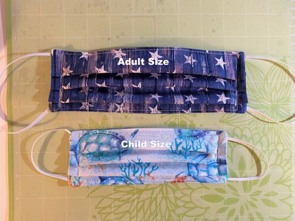 Child Size Pleated Mask