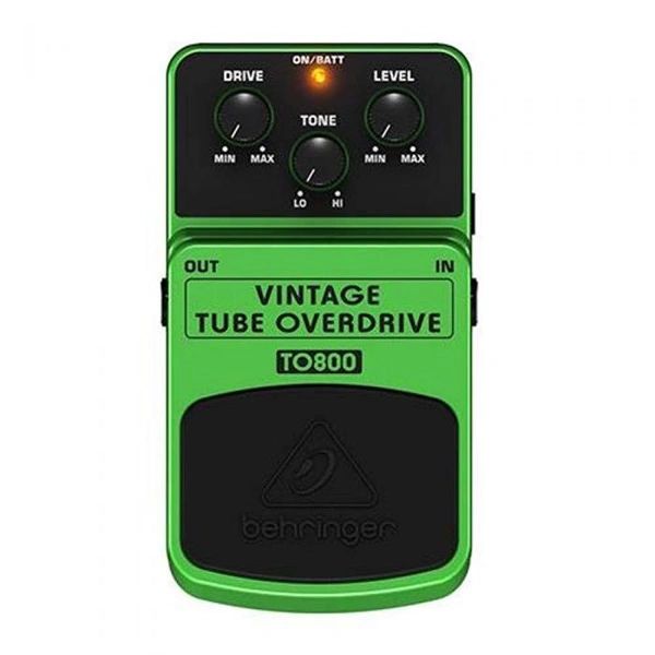 Behringer TO800 Vintage Tube Overdrive Electric Guitar Effects Pedal