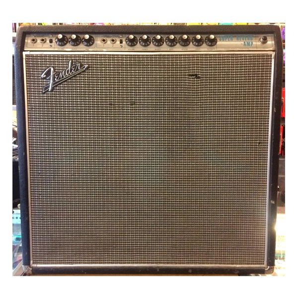 1968 Fender Super Reverb 4 x 10" 2-Channel 45-Watt Electric Guitar ...