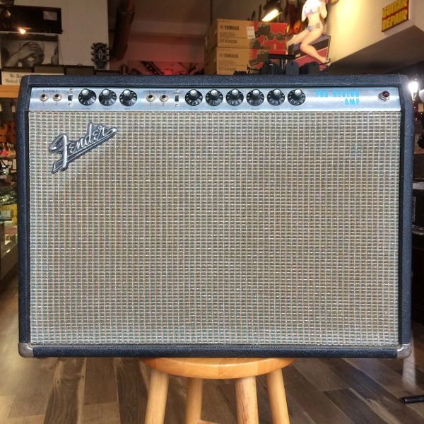 1969 Fender Pro Reverb-Amp Silverface 2 x 12" 40-Watt Tube Electric ...