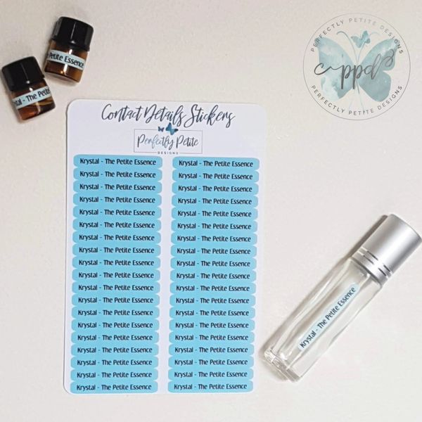 Contact Details Stickers