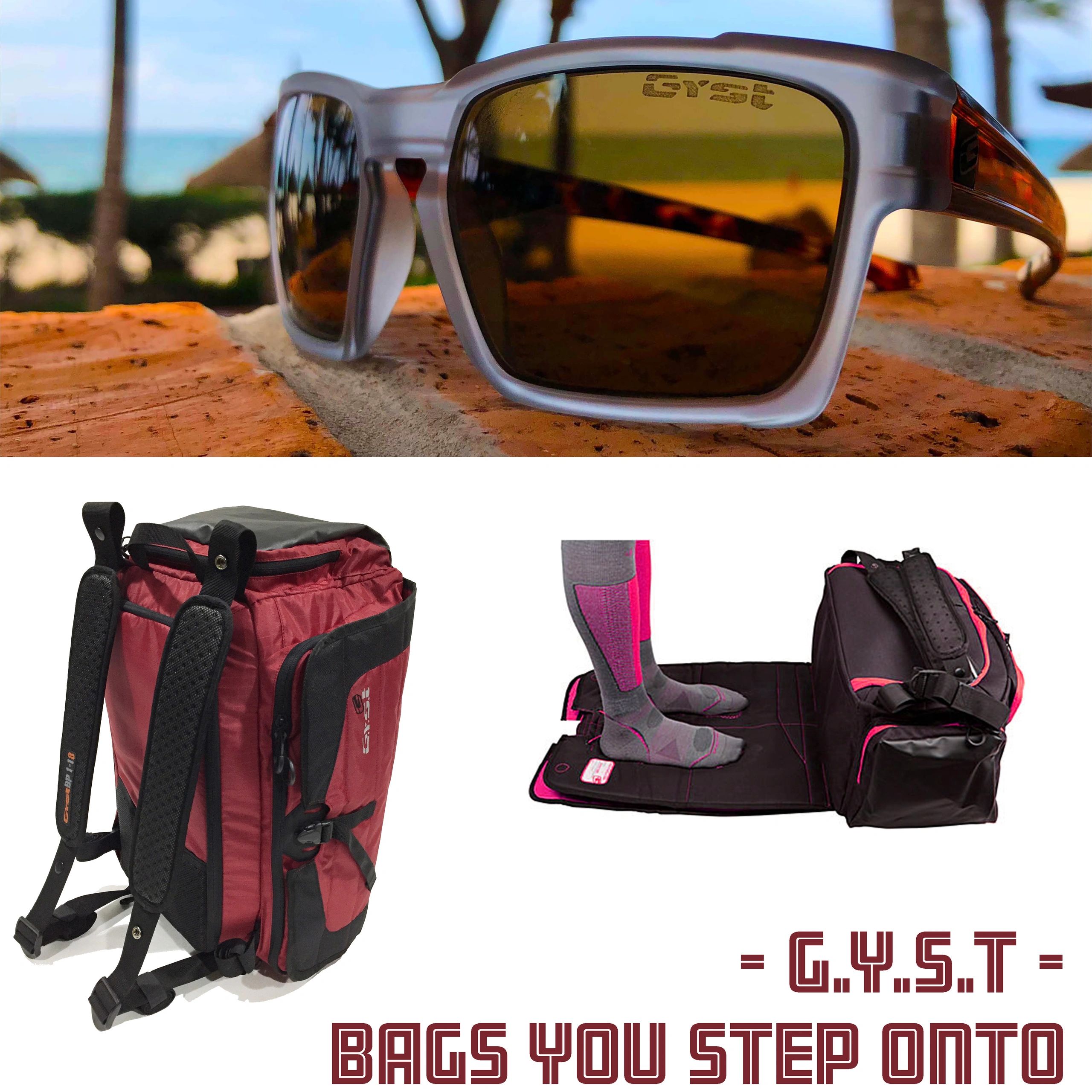 G.Y.S.T - Triathlon Backpack, Sports Sunglasses | G.Y.S.T