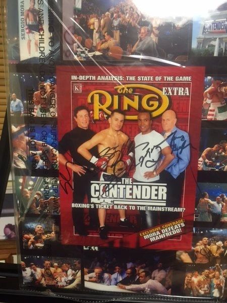 Mora " The Latin Snake" , Stallone, Leanord Signed Boxing Poster