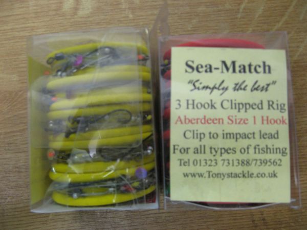 Professionally Tied Rigs Sea-Match Assorted tied rigs QTY 5