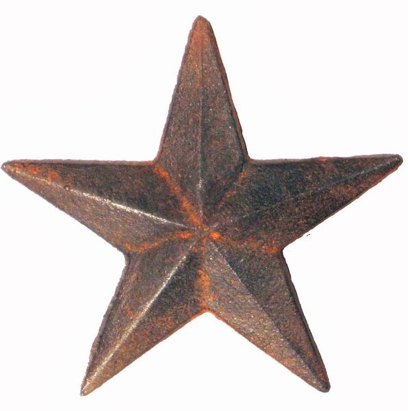 Cast Iron Nail Star Small