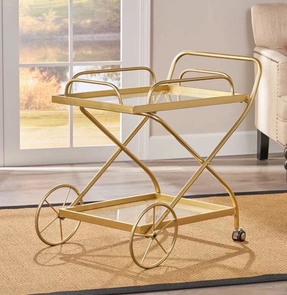 Gold Bar Cart