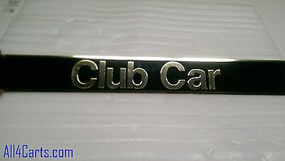 Club Car DS Emblem | 1984 and up | Metal Gold and Black Golf Cart Logo
