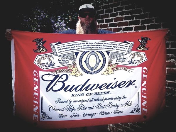 Budweiser Flag (Red)