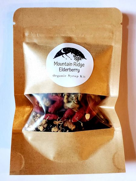 Organic Elderberry + Chamomile & Goji Syrup Kit - 8 oz.