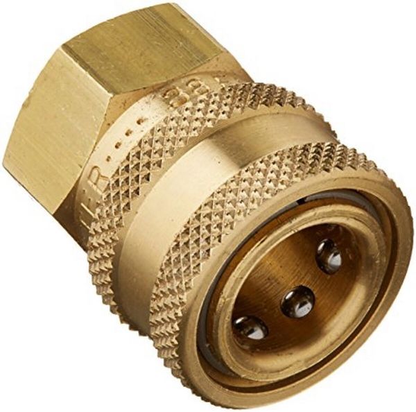 Brass socket 3/8" female quick connect