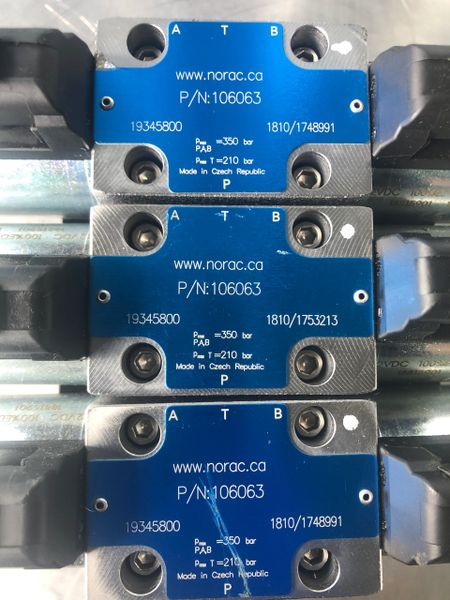 Norac 106063 Hydraulic Control Valve Block Boom Height D18775 NEW FREE ...